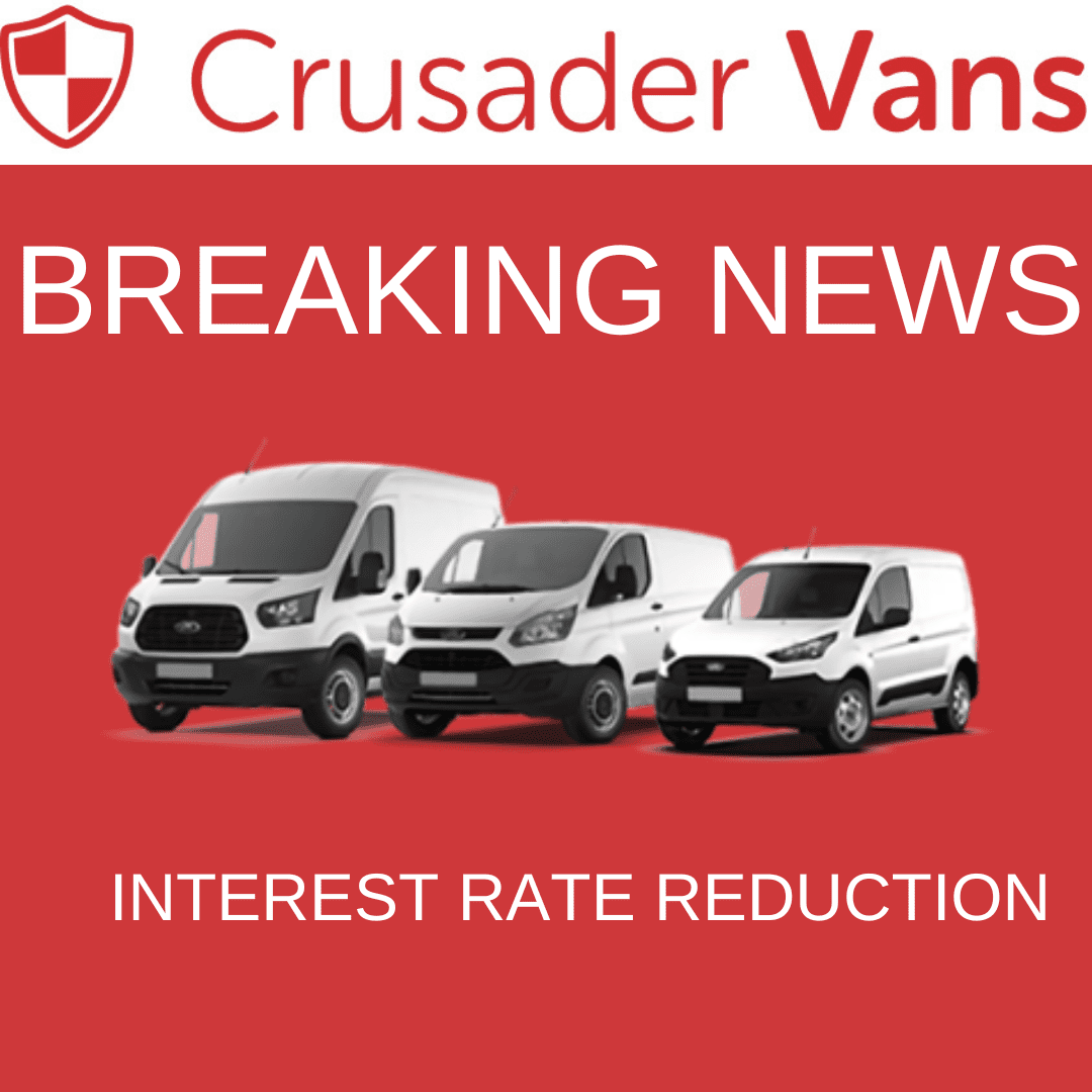 Interest Rate Drops Benefit New Crusader Vans Customers - Crusader Vans