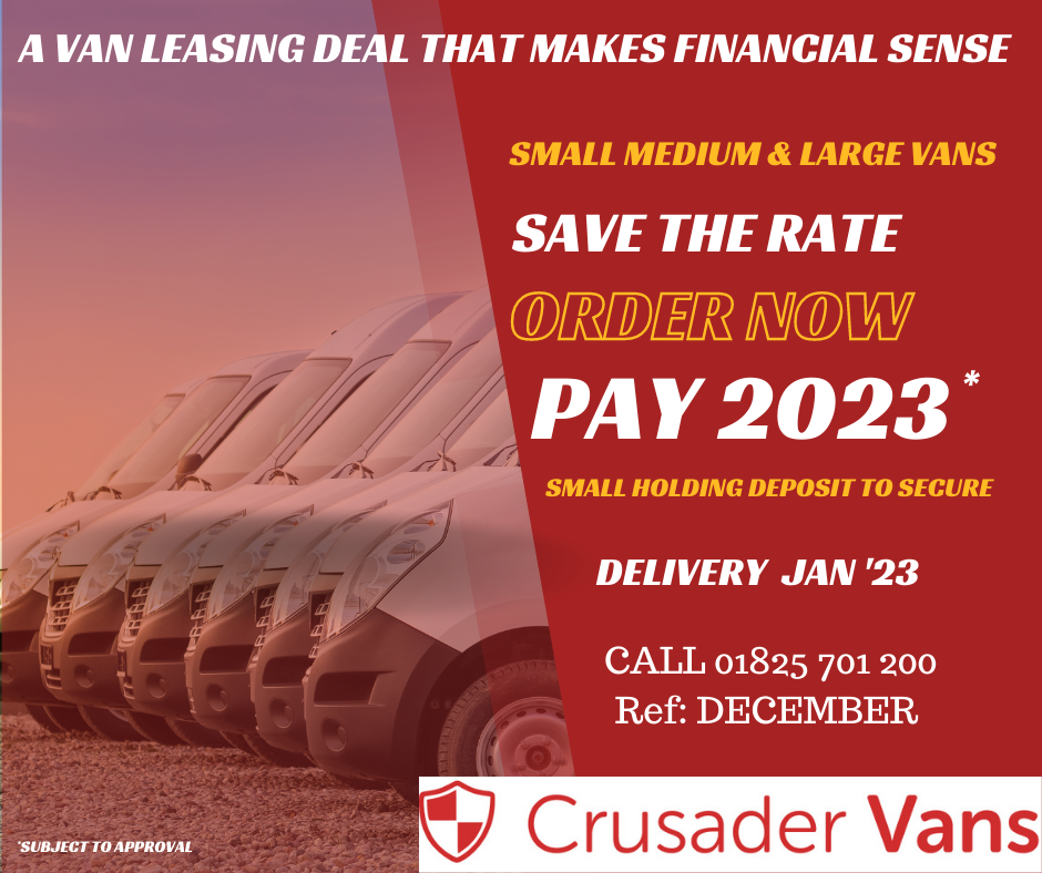 A Cashflow-Friendly Way to Get a New Van in the New Year - Crusader Vans